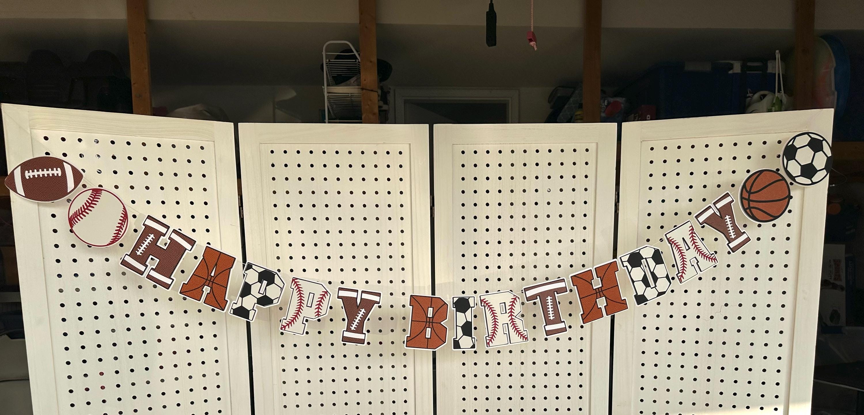 Sports Birthday Banner | Happy Birthday Banner | Sports Decoration ...
