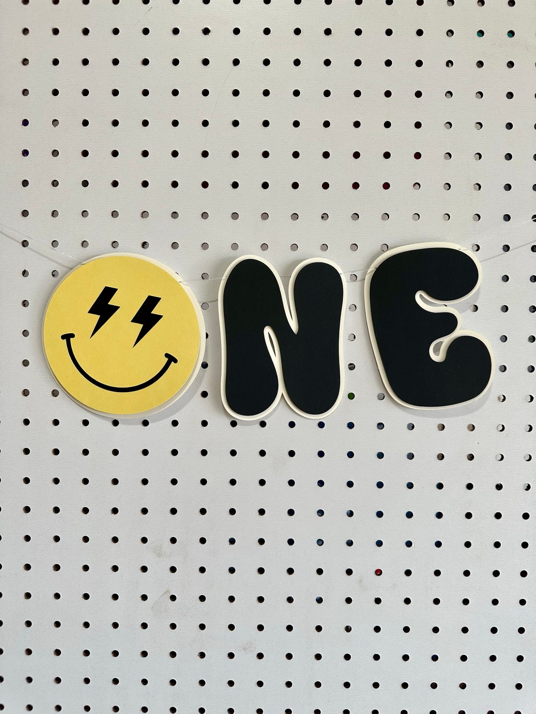 ONE Happy Dude Banner: Smiley Face 1st Birthday Decor - Etsy