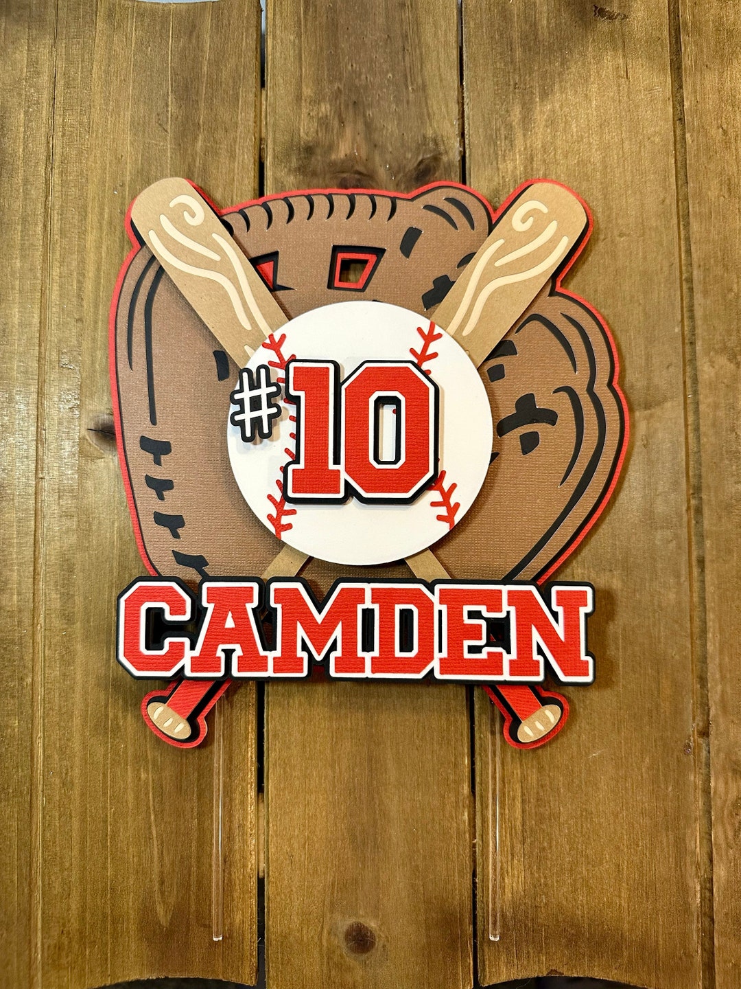 Baseball Birthday Cake Topper | Baseball Theme Birthday | Baseball ...