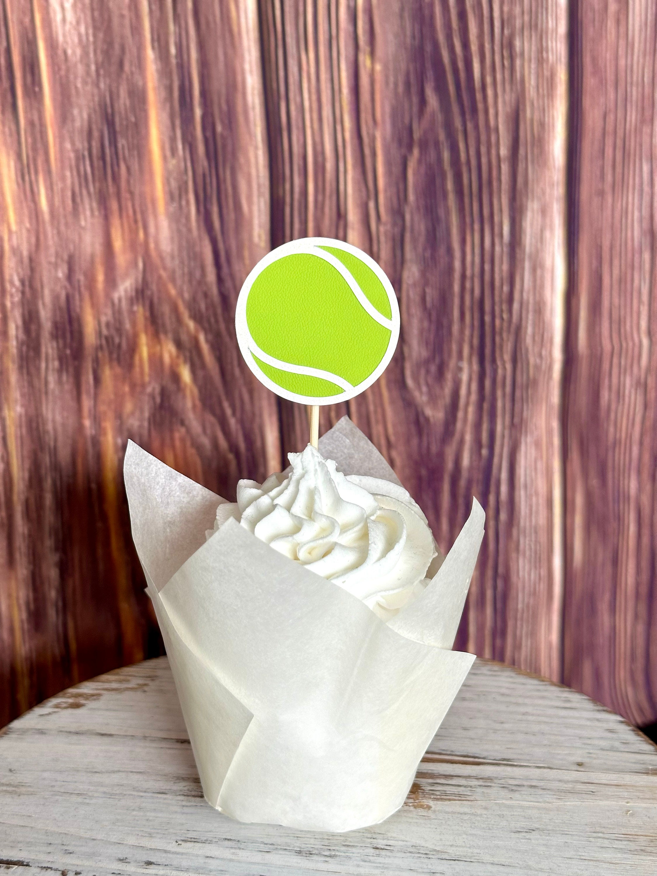 Tennis Cupcake Toppers Tennis Theme Party Birthday Party Decorations - Etsy