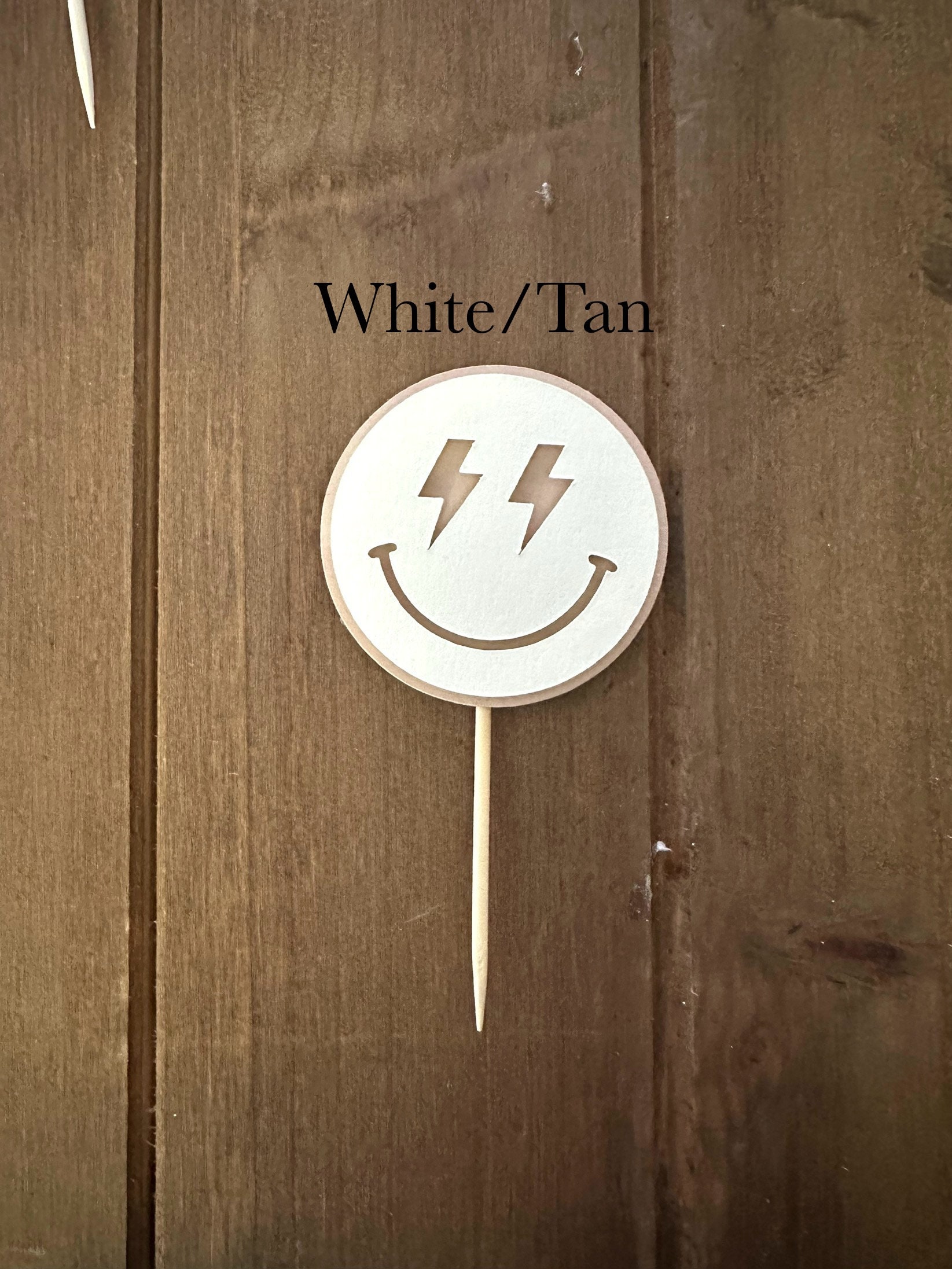 Smiley Face Cupcake Toppers One Cool Dude Theme Birthday First Birthday ...