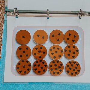 Counting Cookies Learning Preschool Kids Digital Download - Busy Binder ...