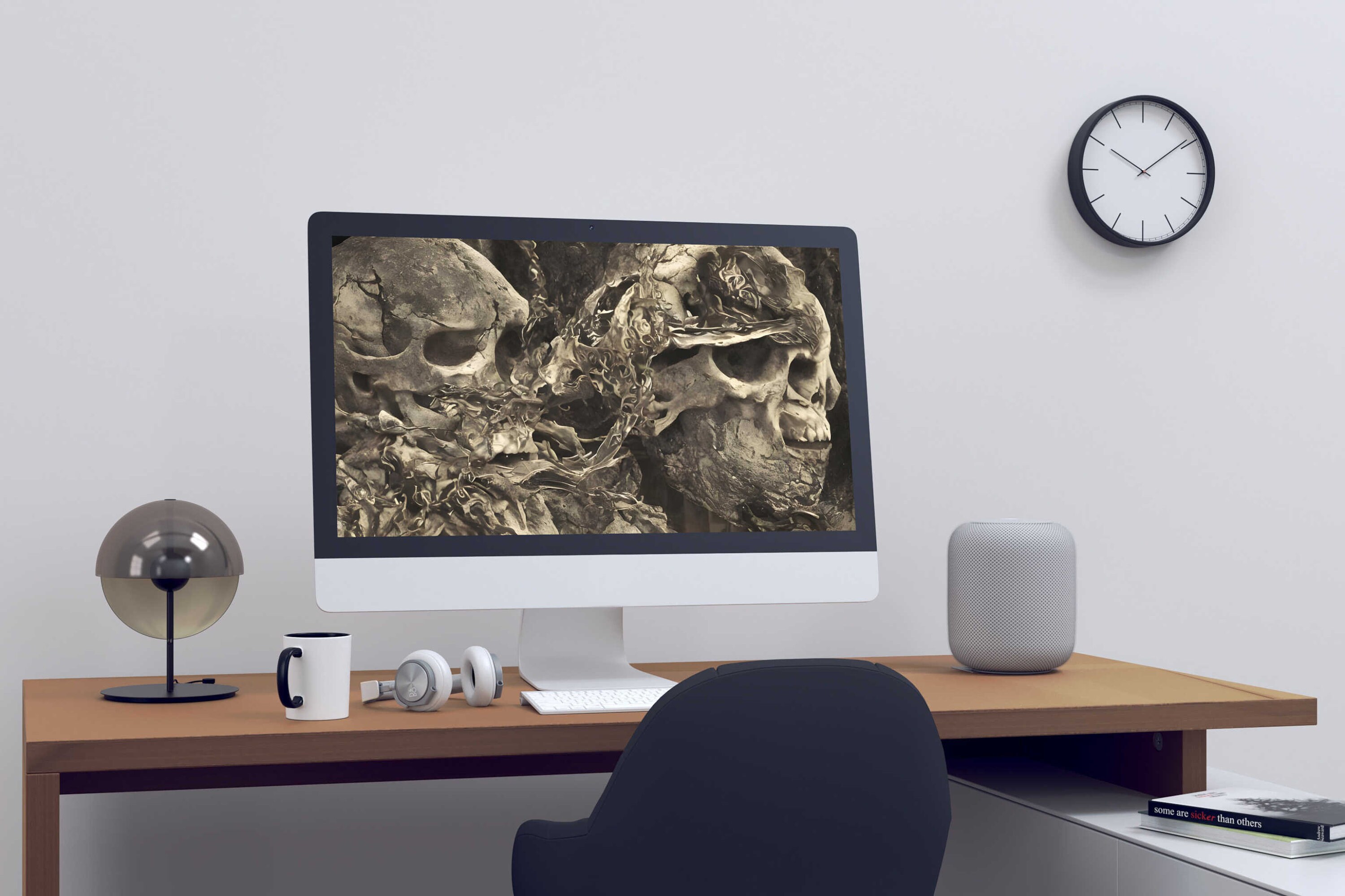 Skull Wallpaper for Laptop and Desktop Computers - Etsy