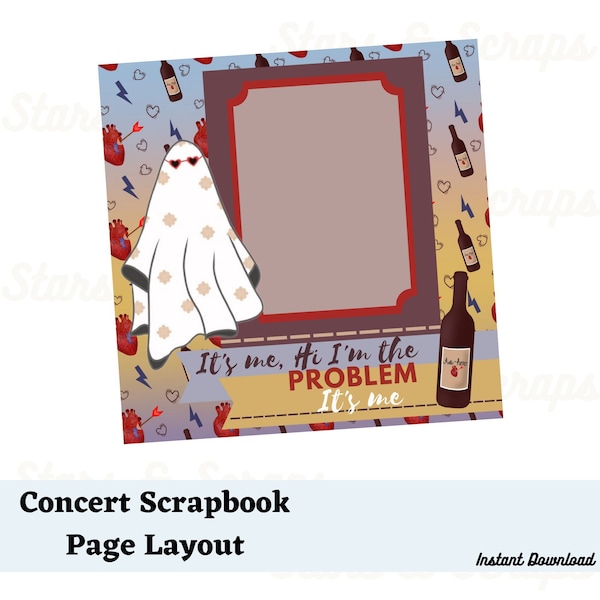Concert Scrapbook Pages - Etsy