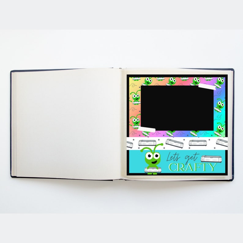 Cute Scrapbook Layout Cricut Mascot Scrapbook Cricut Maker Machine ...