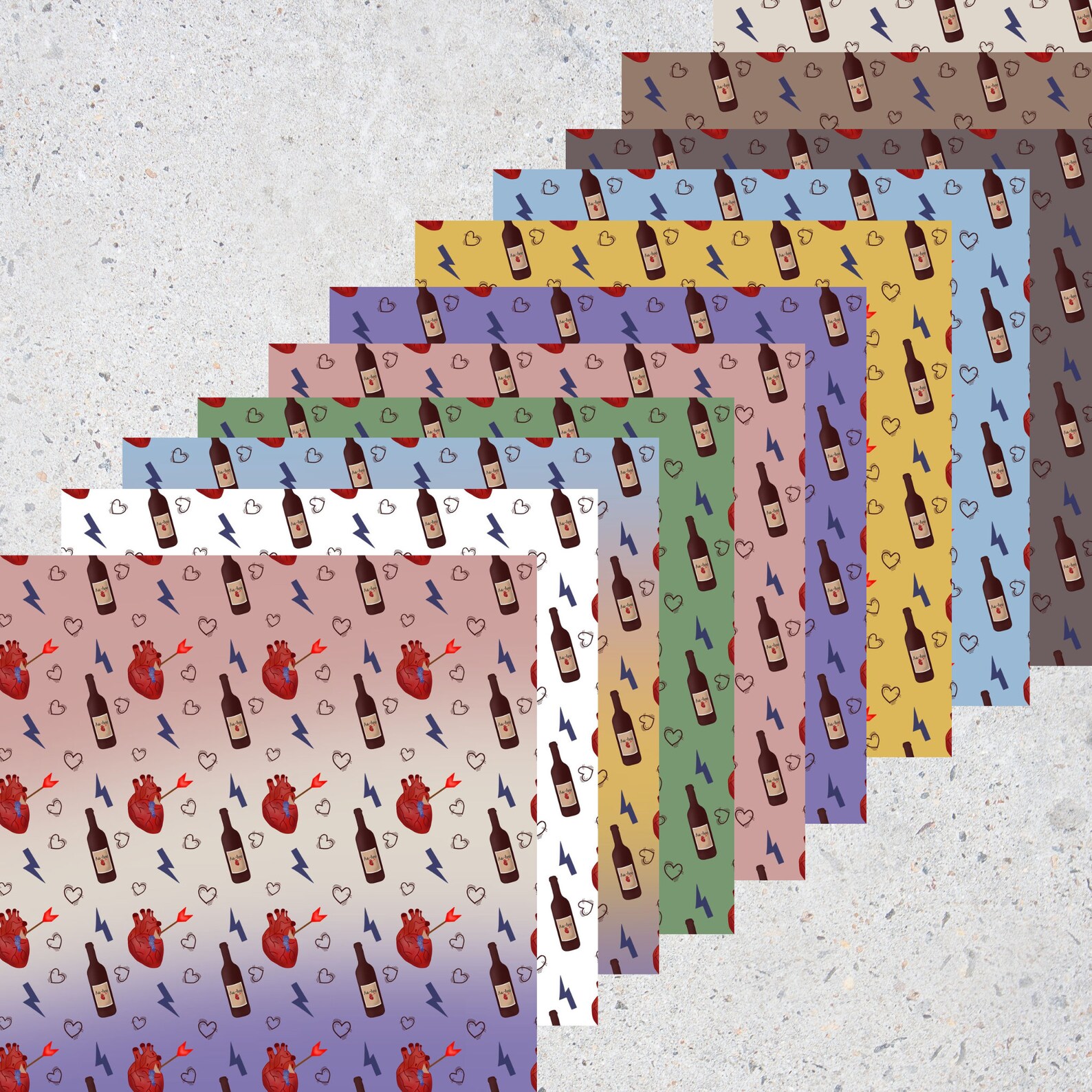 Taylor Swift Midnights Paper Pack | Seamless Patterns & Clipart ...
