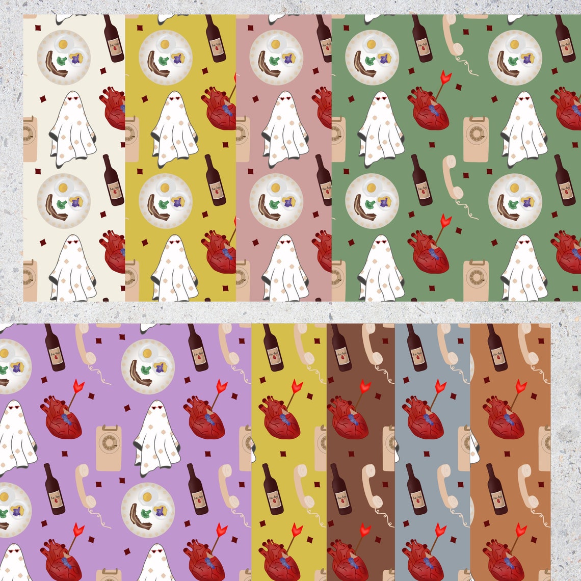 Taylor Swift Midnights Paper Pack | Seamless Patterns & Clipart ...