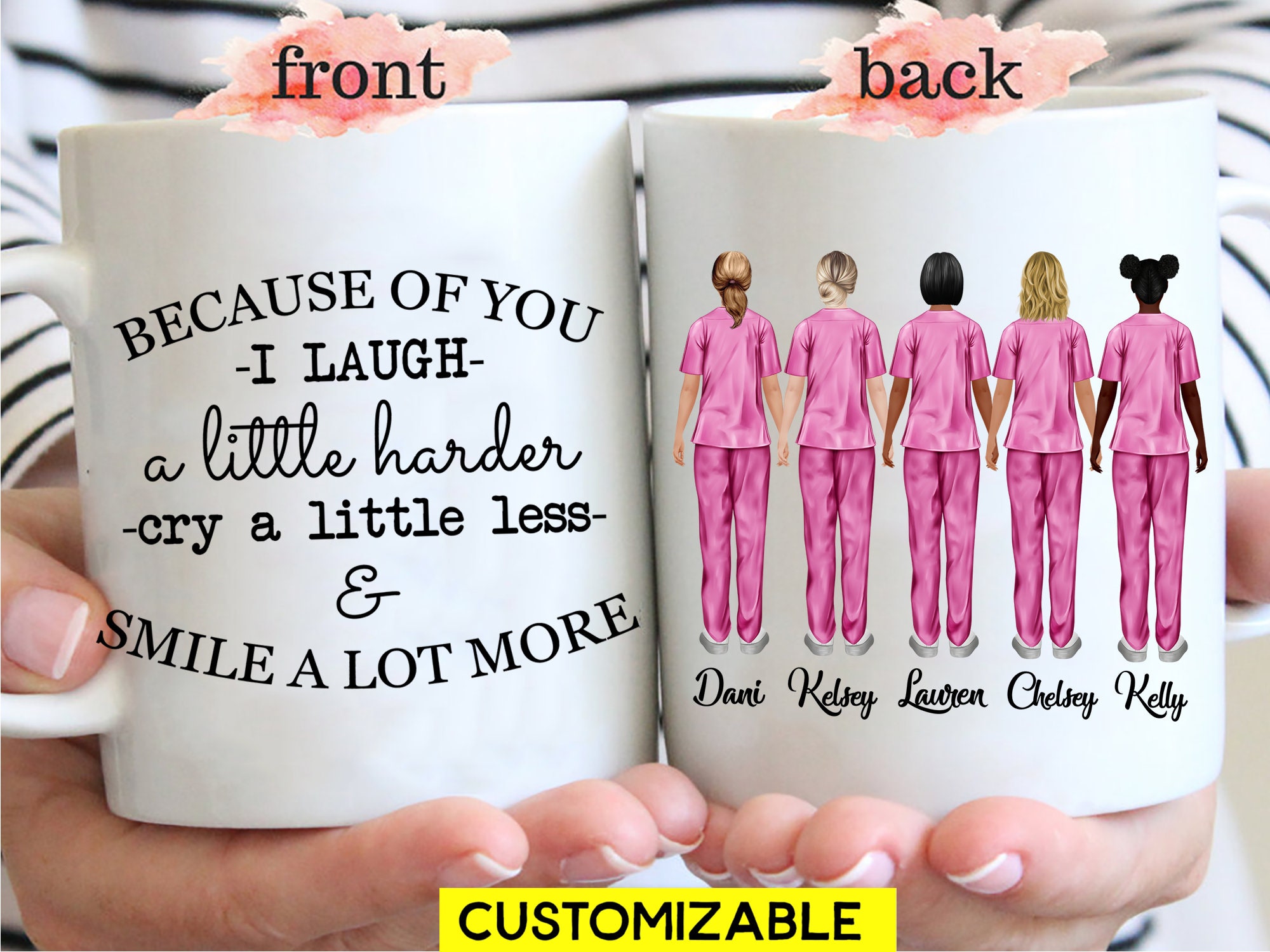 Nurse Best Friend Mug Nurse Squad Nurse Friend Cup Scrub | Etsy