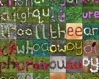 Nature alphabet | Etsy