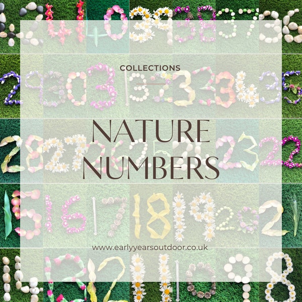 Nature Numbers - Etsy