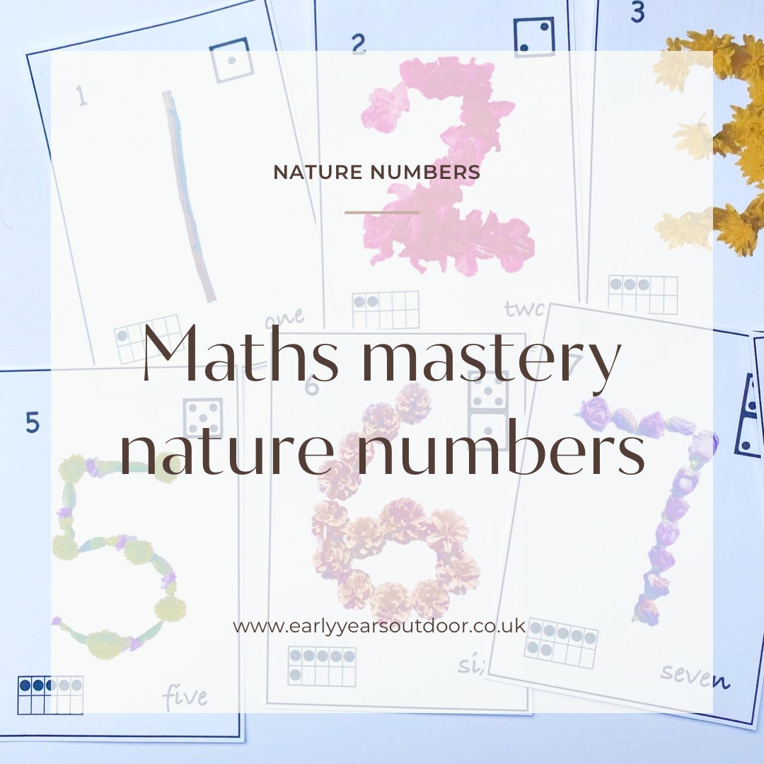 Maths Mastery Nature Numbers 1-20 Downloadable Document - Etsy UK