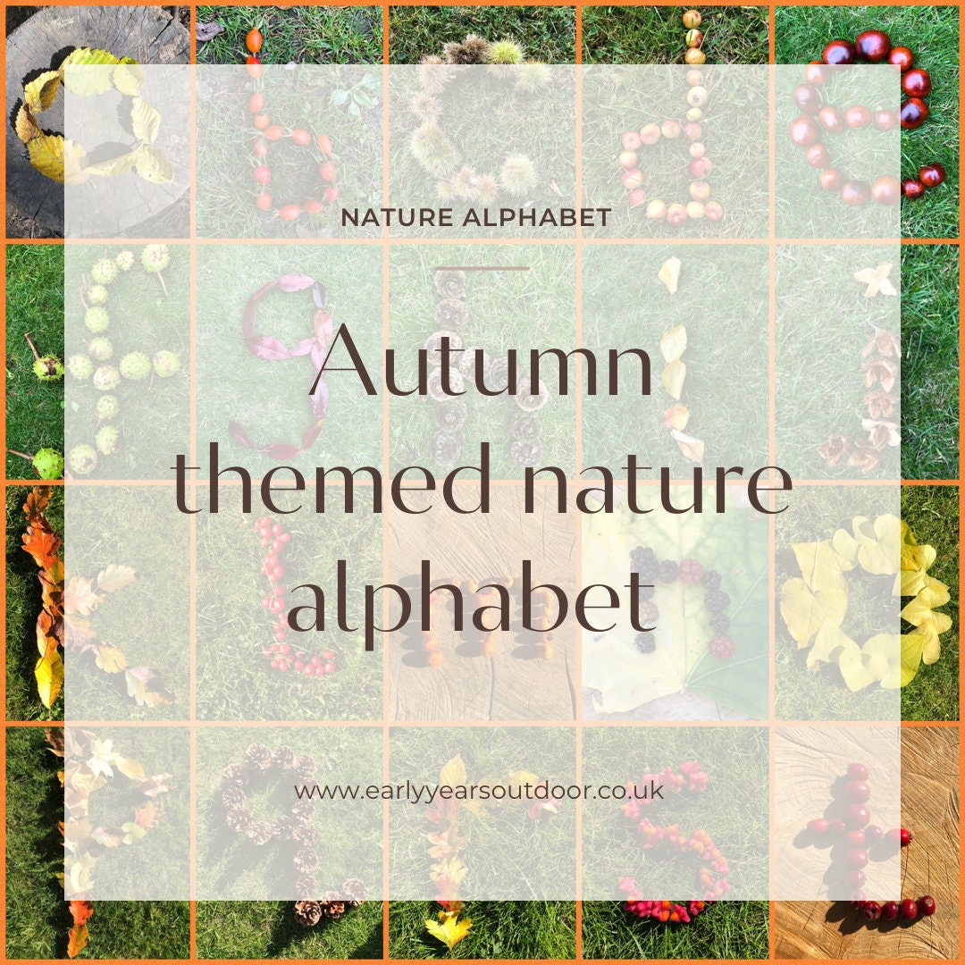 Nature Themed AUTUMN Alphabet Downloadable Document Pdf. - Etsy UK