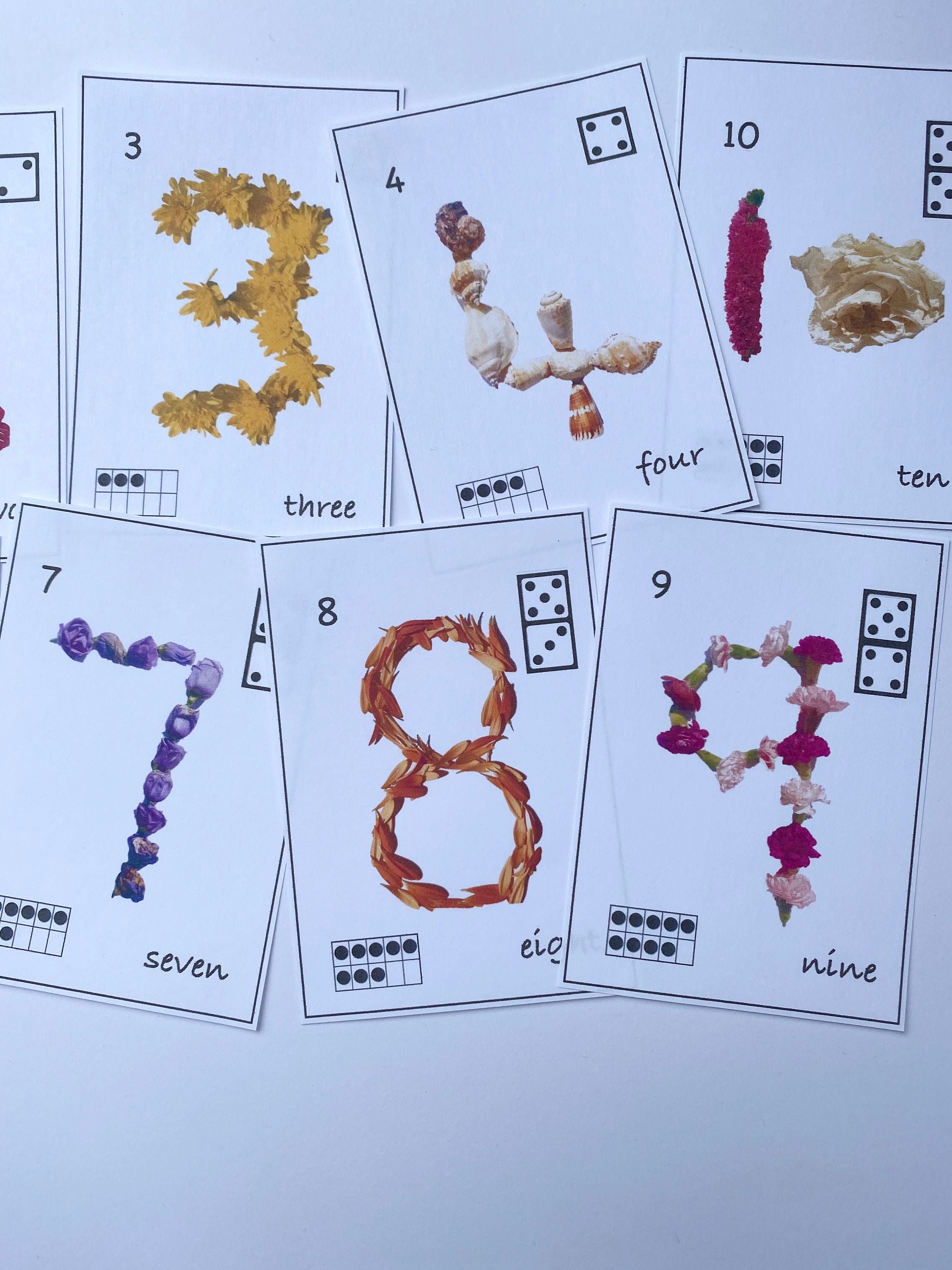 Maths mastery nature numbers 1-20 downloadable document | Etsy