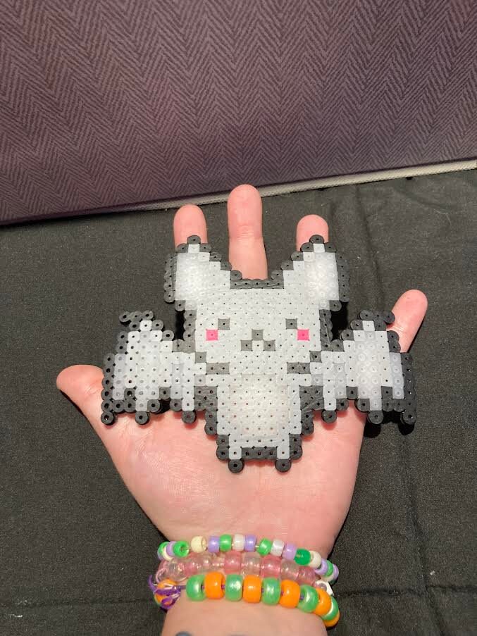 Kawaii Bat Perler Bead Art - Etsy