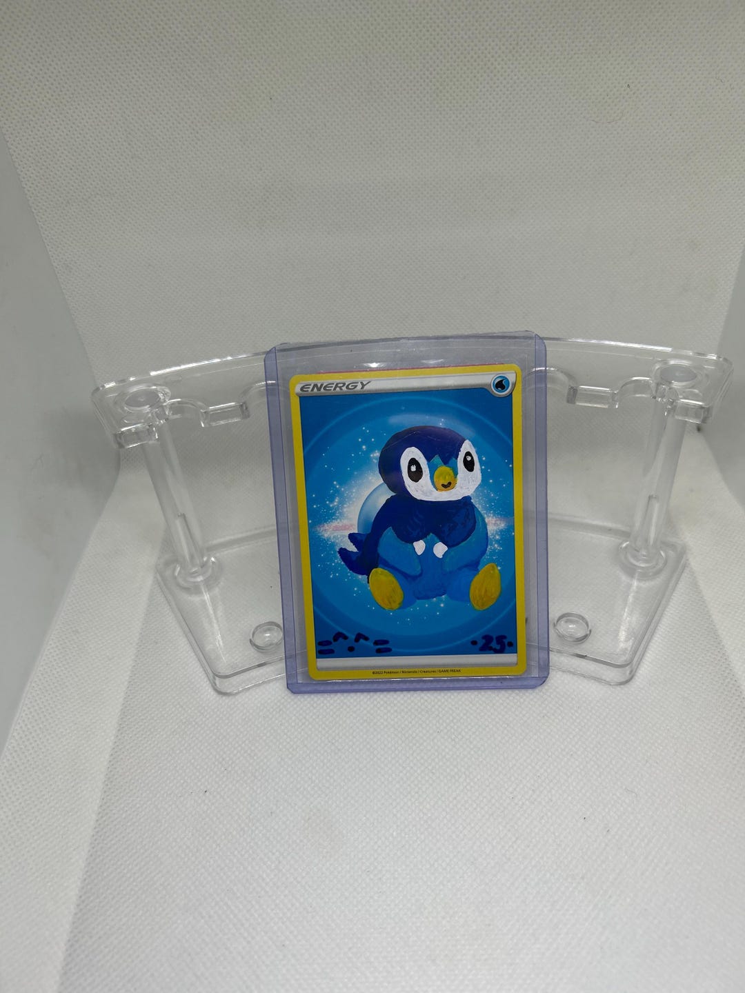 Piplup Painting on Water Energy Card Pokemon TCG Alter Art - Etsy