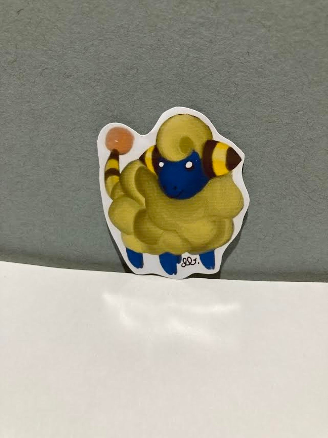 Mareep Pokemon Fan Art Sticker - Etsy