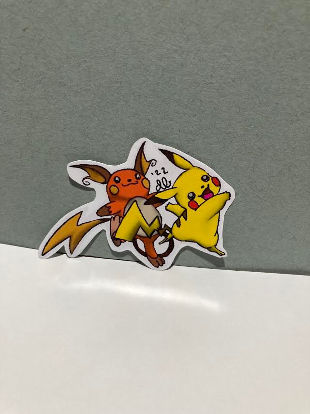 Pikachu & Raichu Pokemon Fan Art Sticker - Etsy