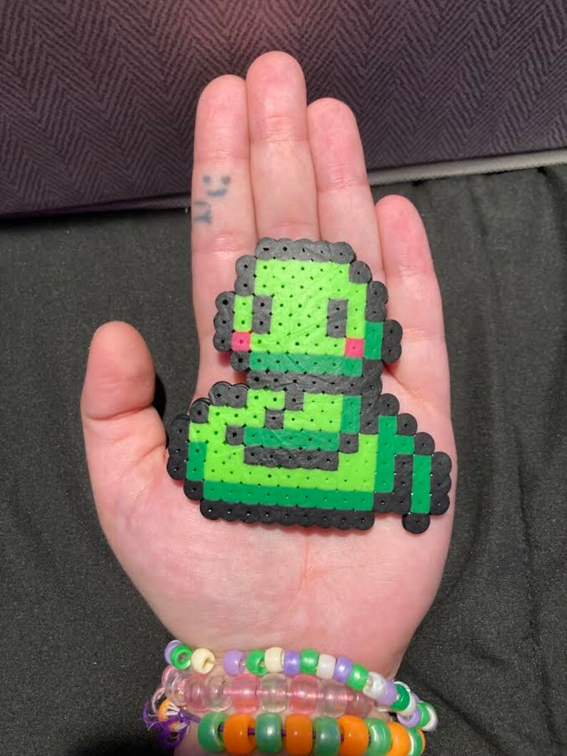 Snake Kandi Perler Bead Art Magnet - Etsy