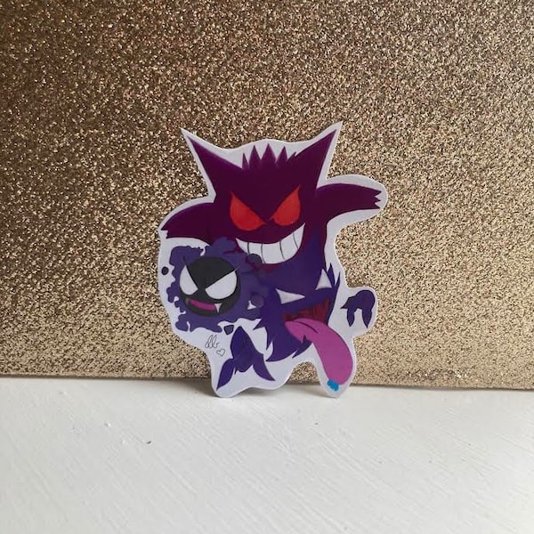 Gengar Evolution Art - Etsy