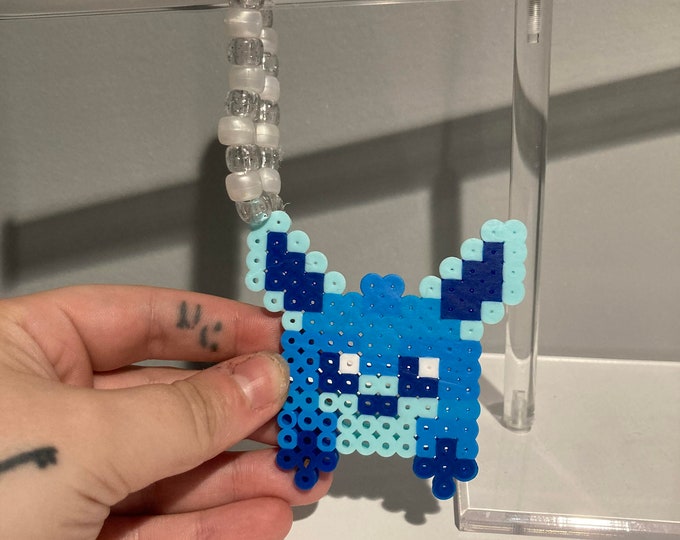 Glaceon Pokemon Kandi Single Perler Bong Fidget - Etsy