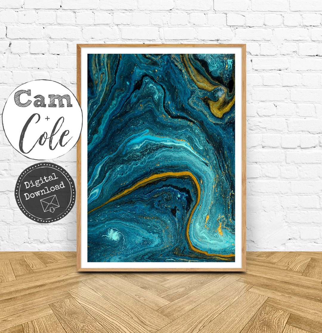 Agate Art Print, Abstract Art, Digital Download, Geode, Agate Art ...
