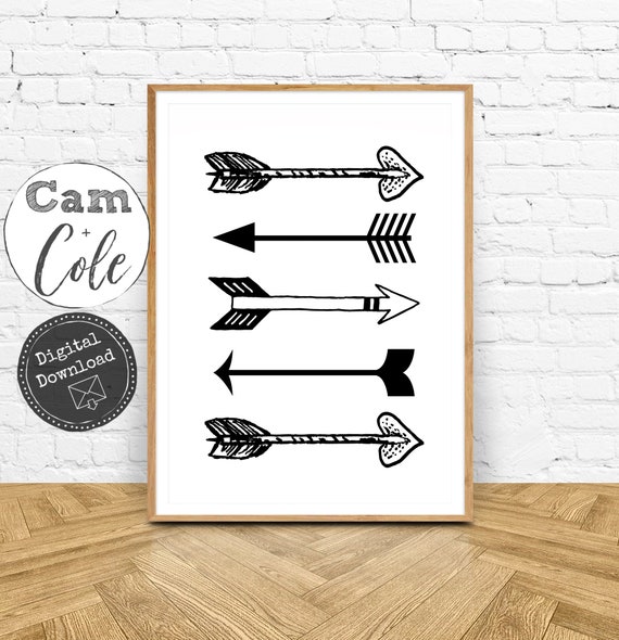 Tribal Arrow Prints Adventure Wall Art Adventure Prints | Etsy