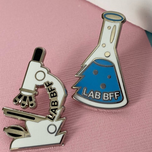 Science Rules Enamel Pin - Etsy