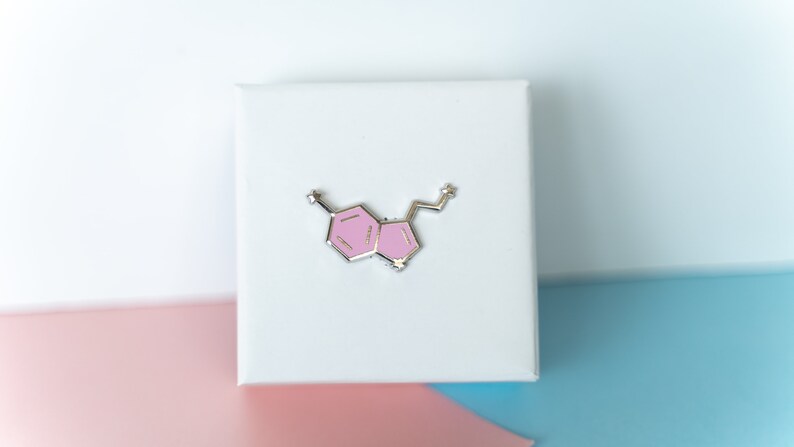 Serotonin Molecule Enamel Pin / Chemistry / Science / Laboratory - Etsy