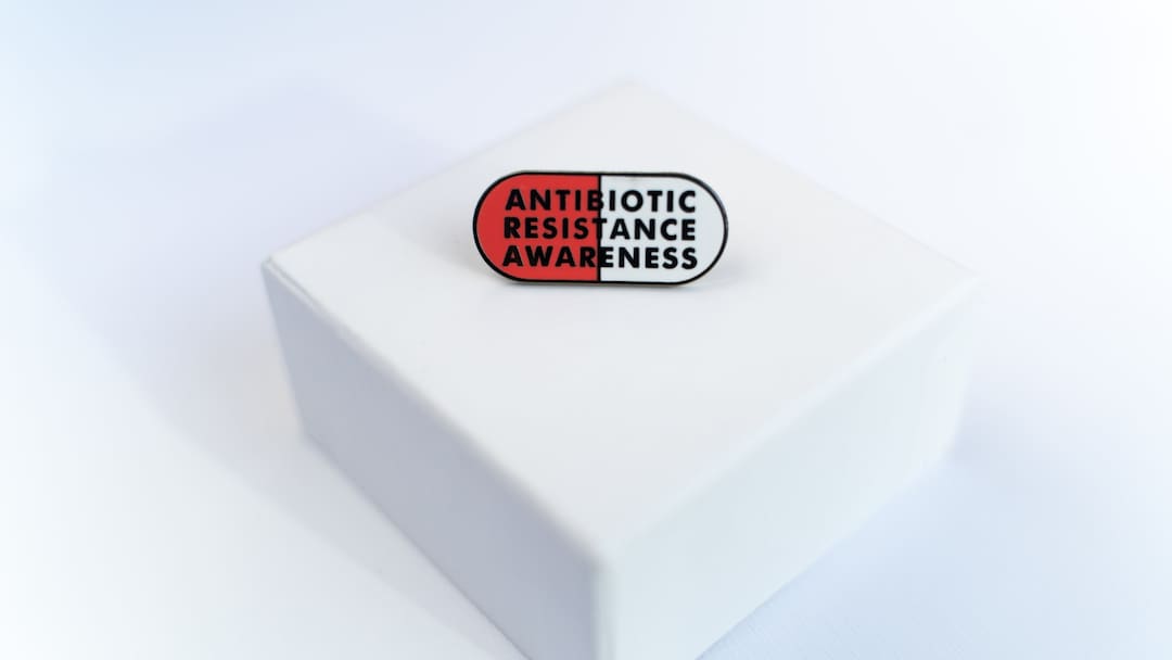 Antibiotic Resistance Awareness Pill Enamel Pin / Microbiology ...