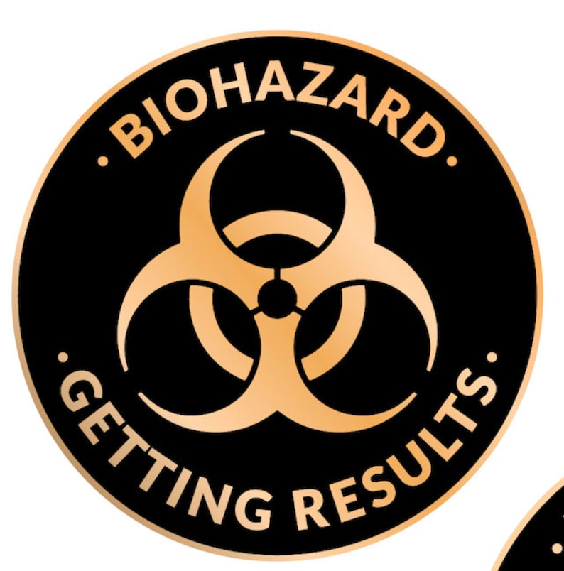 BIOHAZARD Enamel Pin / Laboratory / Lab Tech / Scientist / - Etsy