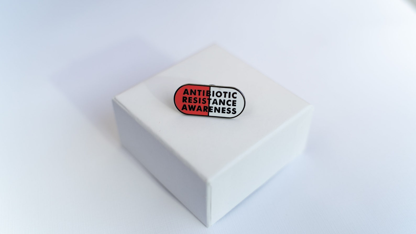 Antibiotic Resistance Awareness Pill Enamel Pin / Microbiology ...