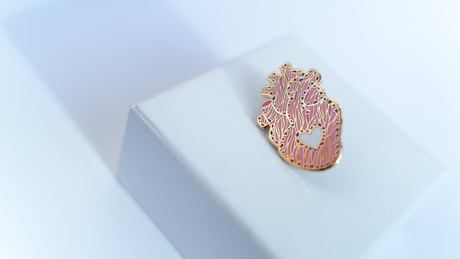 Histology Anatomical Heart Enamel Pin / Pathology / Microbi - Etsy