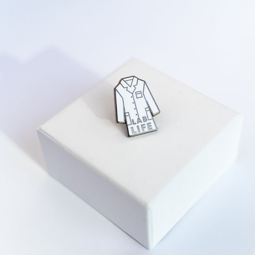 Lab Coat Lab Life Enamel Pin / Microbiology / Science Gift / - Etsy