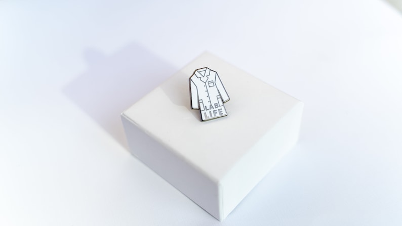 Lab Coat Lab Life Enamel Pin / Microbiology / Science Gift / Scientist ...