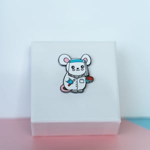 LAB RAT Hard Enamel Pin / Laboratory / Scientist / Med Lab Tech ...