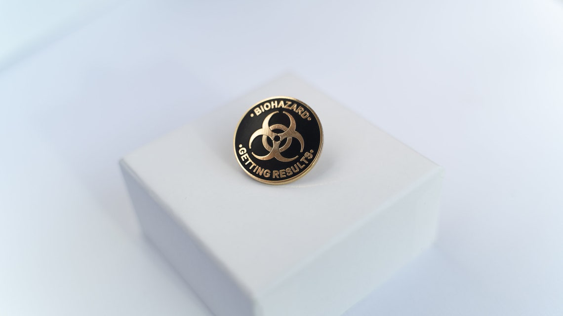 BIOHAZARD Enamel Pin / Laboratory / Lab Tech / Scientist / - Etsy