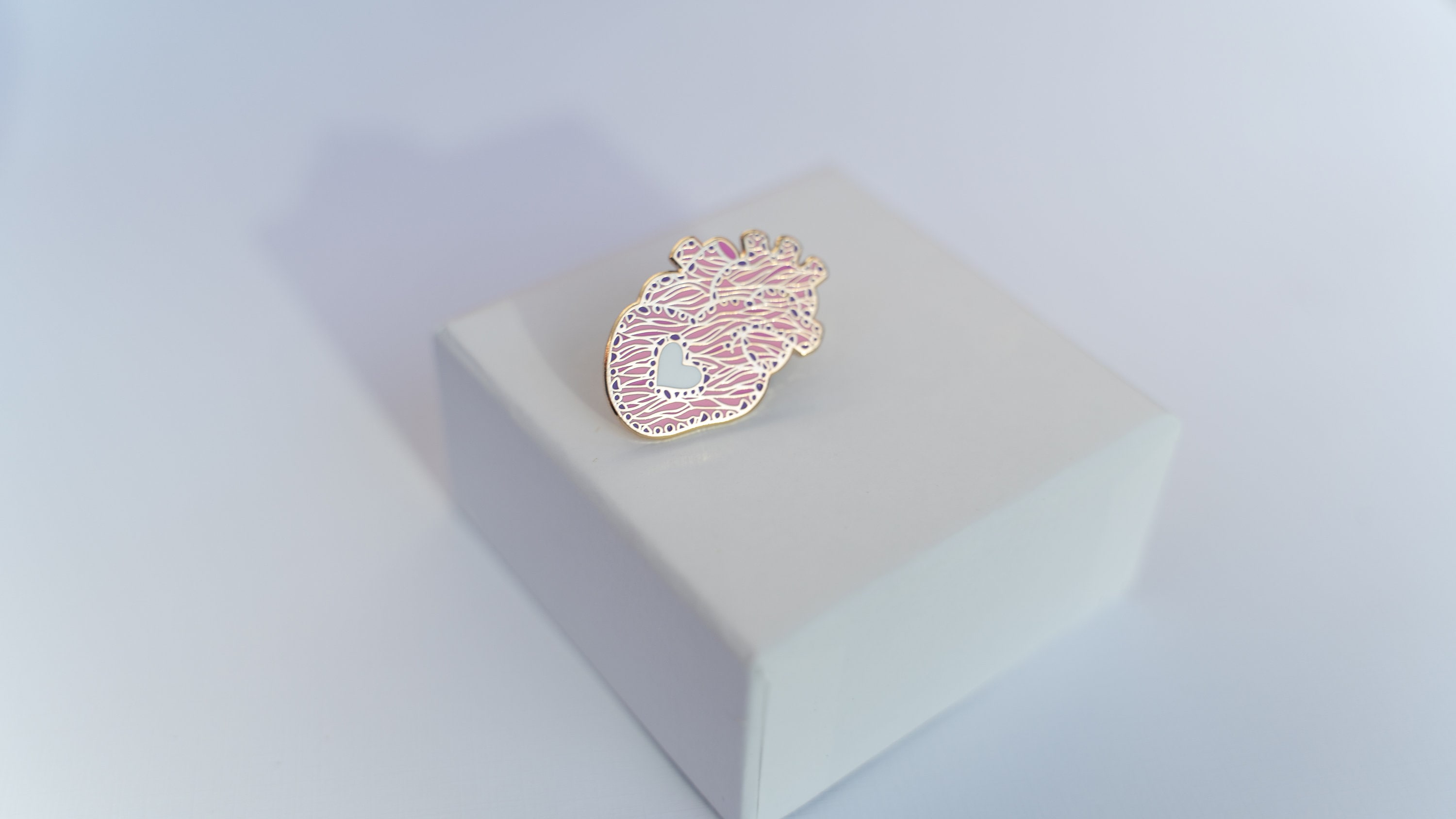 Histology Anatomical Heart Enamel Pin / Pathology / Microbi - Etsy