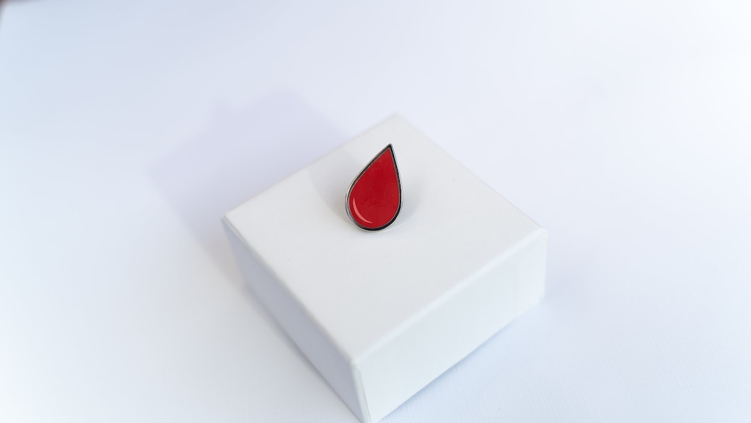 Blood Drop Enamel Pin / Transfusion / Hematology / Phlebotomy / Blood ...