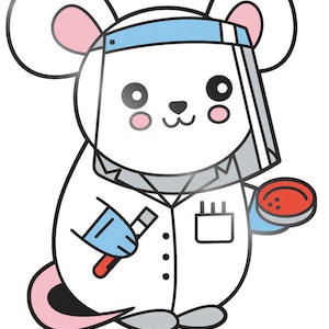 LAB RAT Hard Enamel Pin / Laboratory / Scientist / Med Lab Tech ...