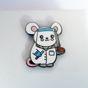 LAB RAT Hard Enamel Pin / Laboratory / Scientist / Med Lab Tech ...