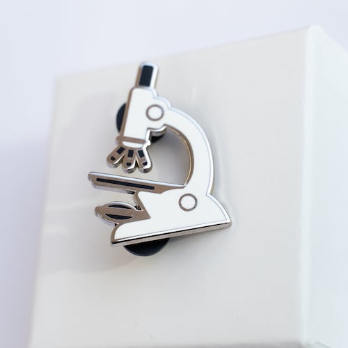 MICROSCOPE Enamel Pin / Science Gift / Scientist / Stem / - Etsy