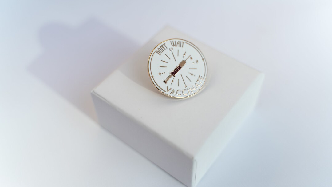 VACCINE Vaccinate Enamel Pin / Microbiology / Science Gift / Scientist ...