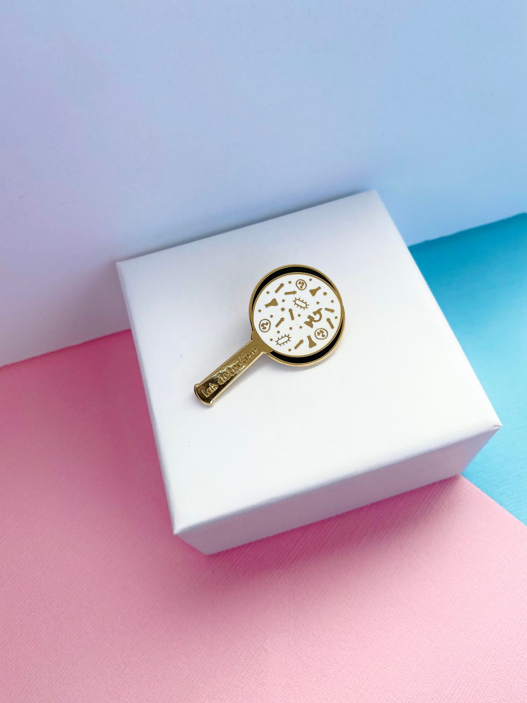 Lab Detective Enamel Pin / Science Laboratory / Researcher / Phd ...