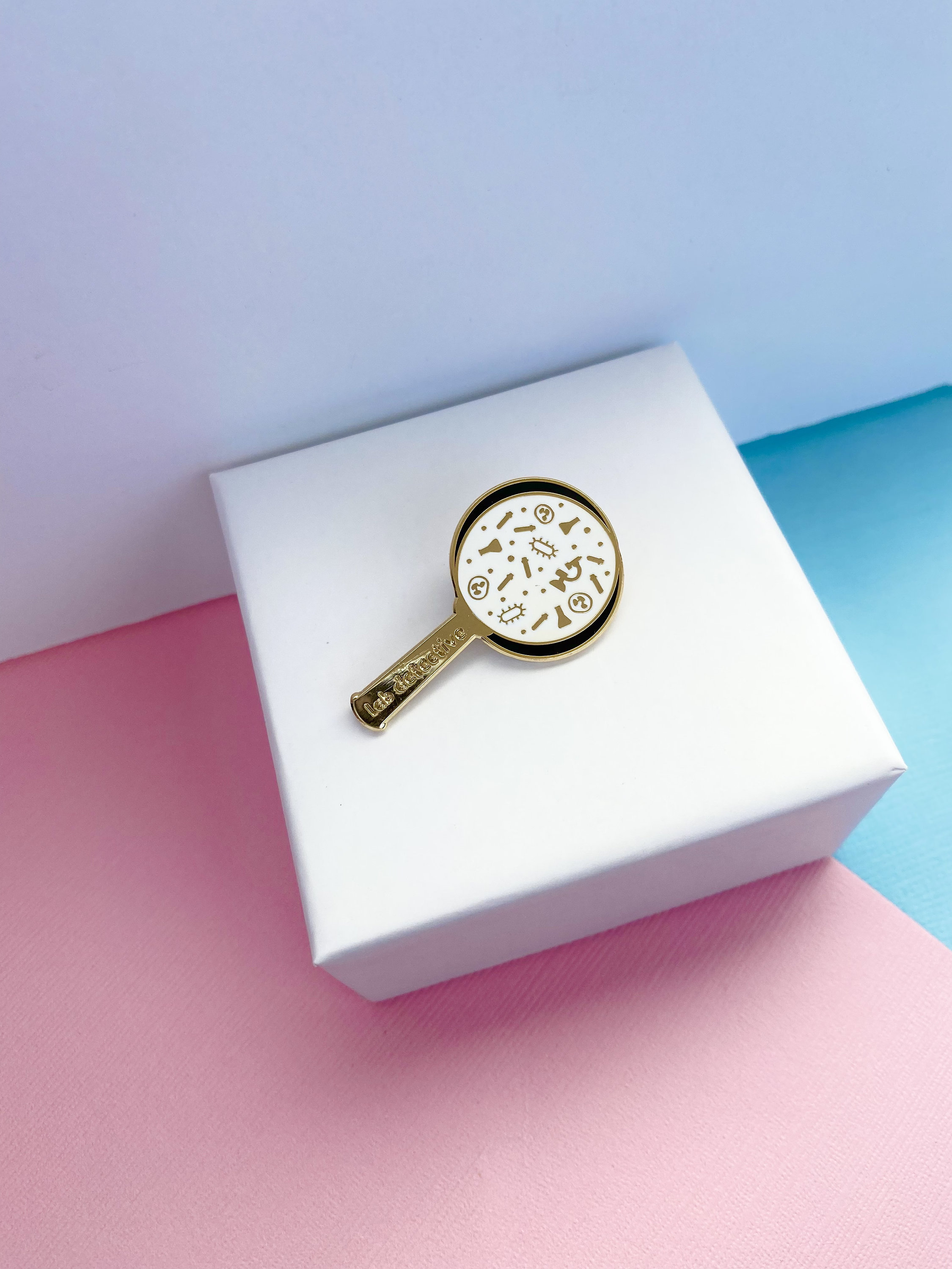 Lab Detective Enamel Pin / Science Laboratory / Researcher / - Etsy