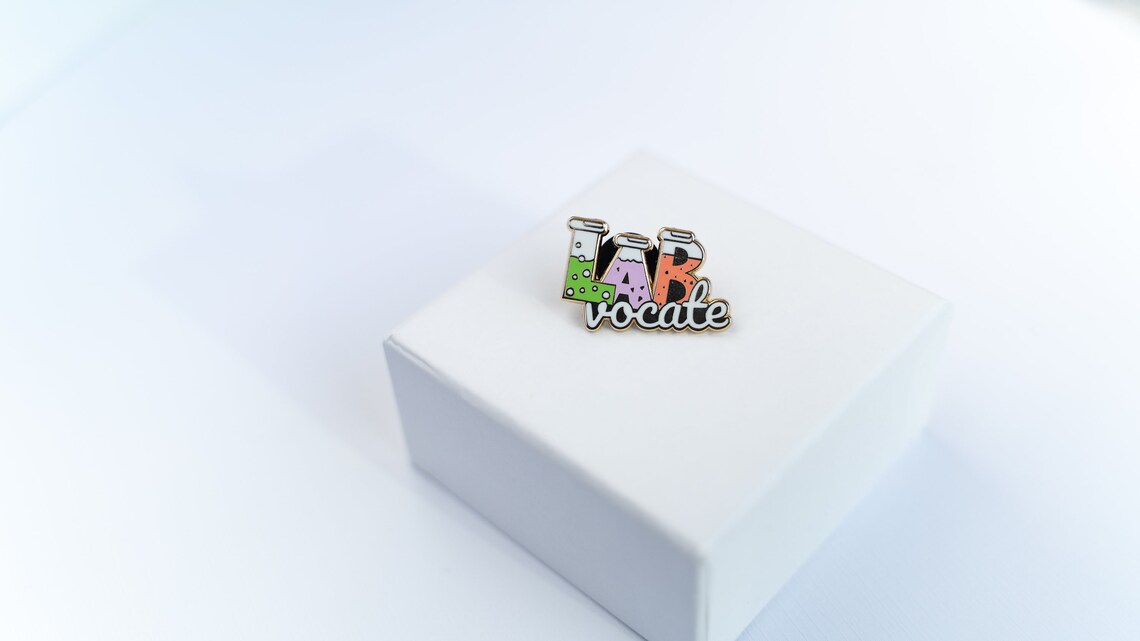 Labvocate Laboratory Enamel Pin / Microbiology / Science Gift | Etsy