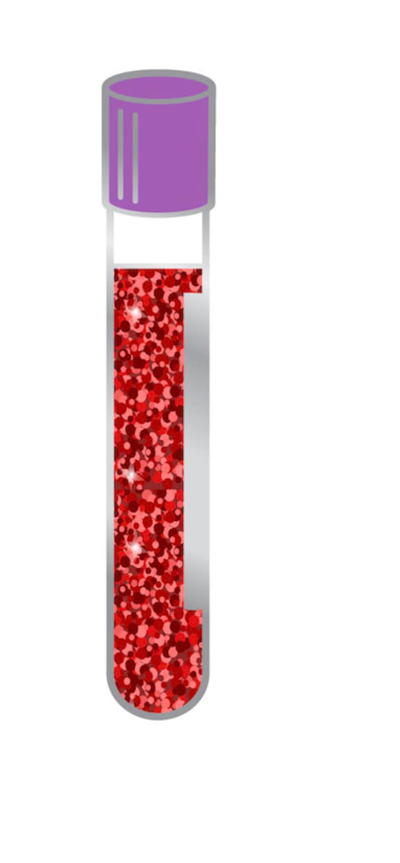 EDTA GLITTER Blood Test Tube Hard Enamel Pin / Science Gift / Scientist ...
