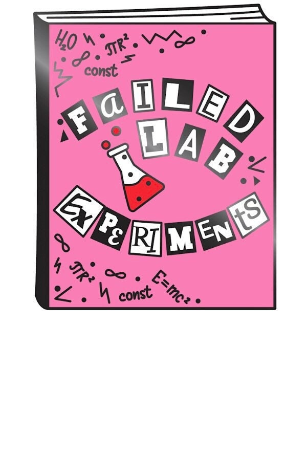 Lab Experiments Book Enamel Pin Burn Book Science Pin Etsy