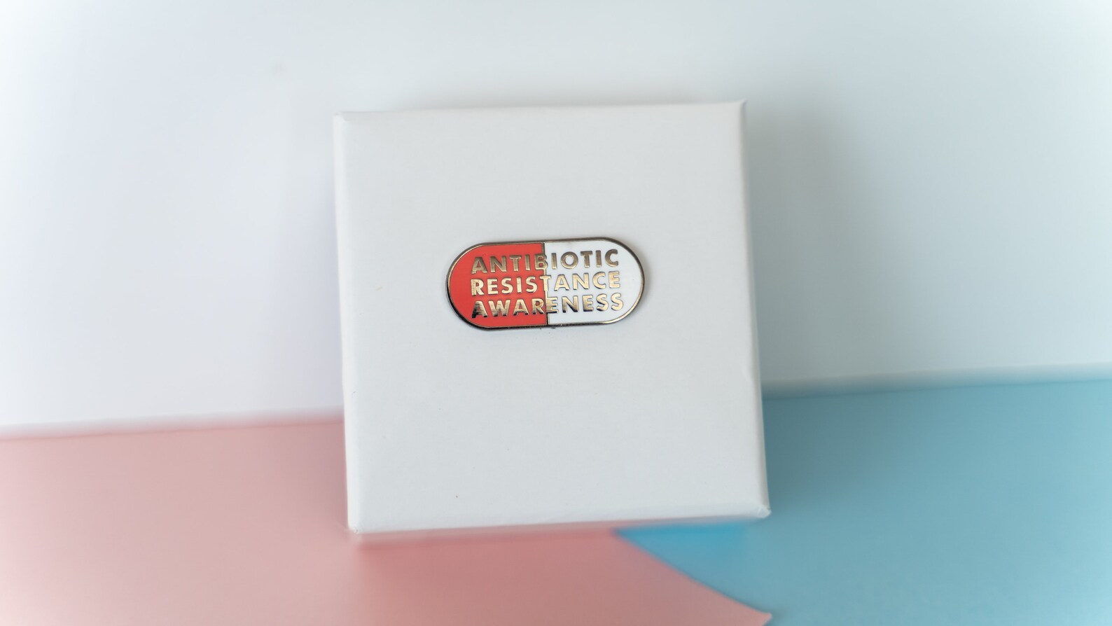 Antibiotic Resistance Awareness Pill Enamel Pin / Microbiology ...