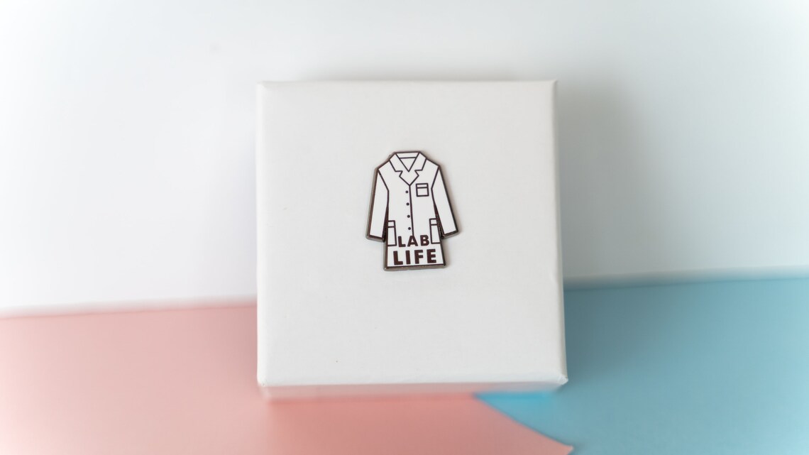 Lab Coat Lab Life Enamel Pin / Microbiology / Science Gift / Scientist ...