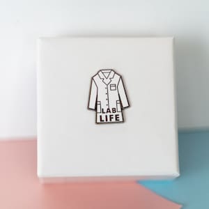 Lab Coat Lab Life Enamel Pin / Microbiology / Science Gift / Scientist ...